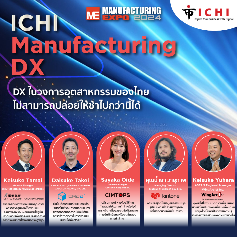 Topic : ICHI Manufacturing DX | ไทย | Digital Transformation | สื่อออนไลน์ | ICHI media
